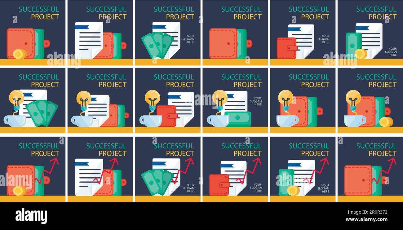 Successful investing concept. Bank holding. Financial budget banner ...