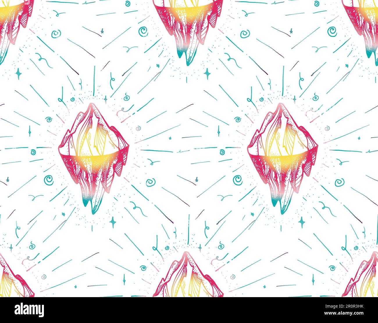 Inspirational mountain seamless pattern for print, fabric, t-shirt ...