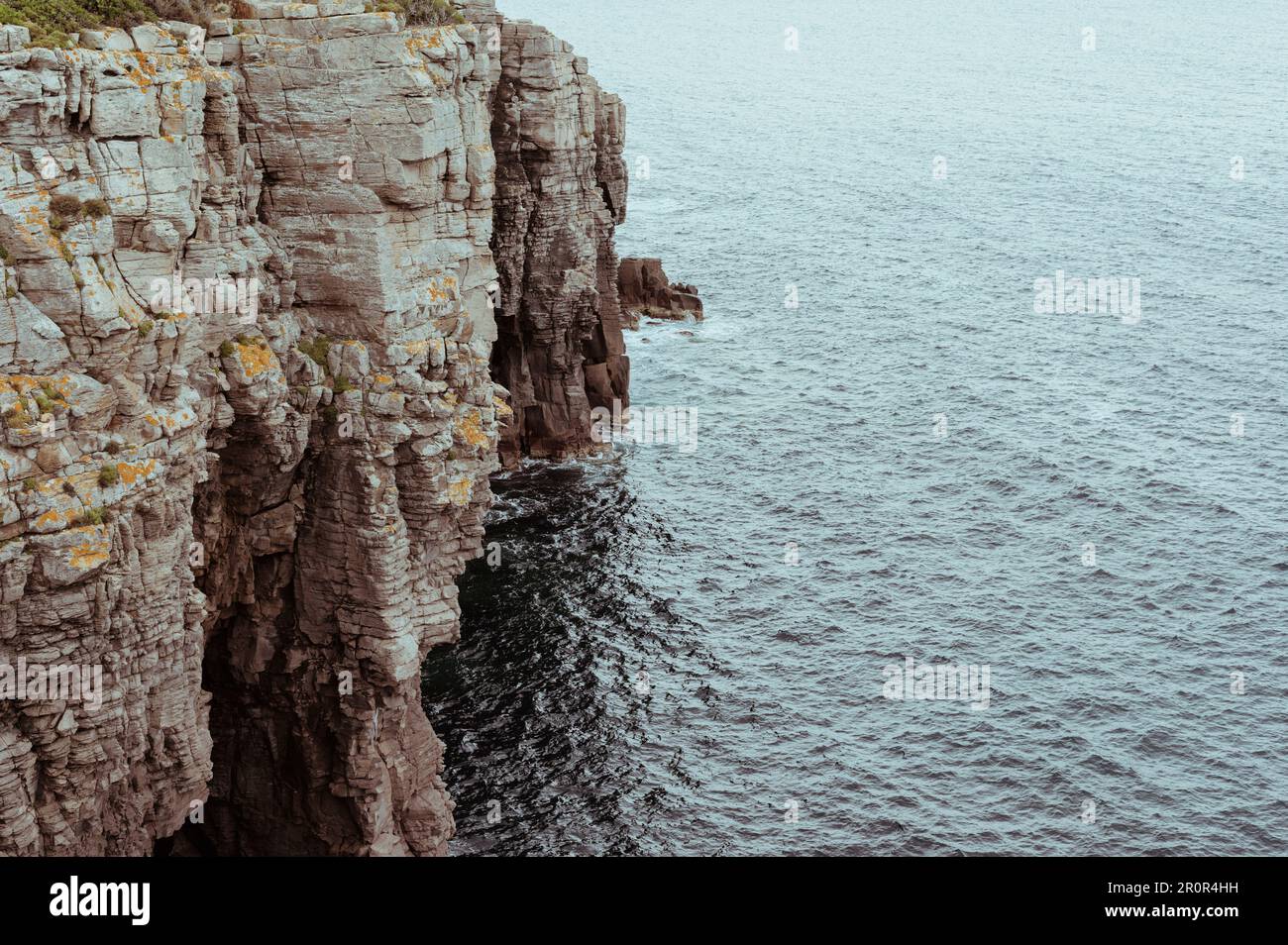 San Pietro Island, Sardinia, Italy. Panorama and landscapes on the ...