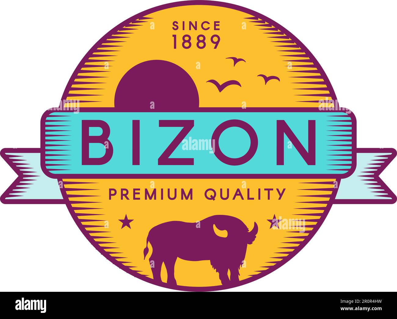 Birds badge clipart hi-res stock photography and images - Alamy