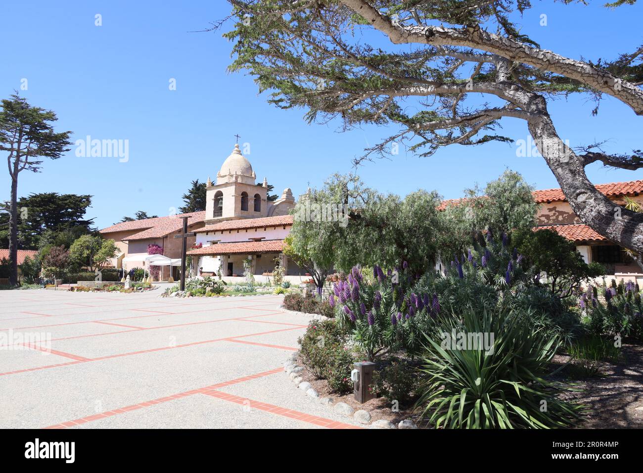 Carmel Mission in Carmel in California. This is one of the original ...