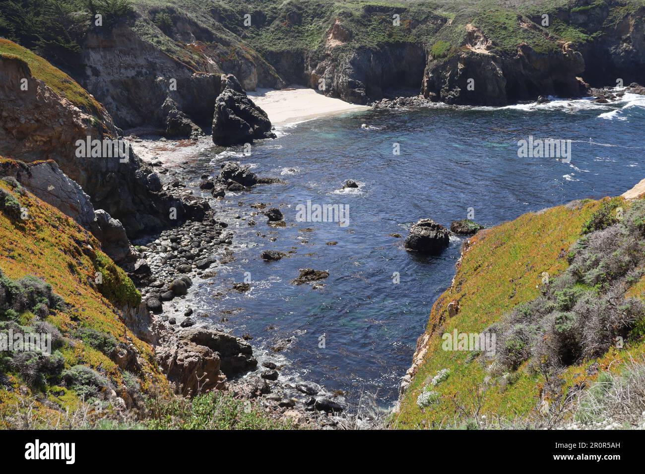 Garrapata State Park in California. Oceans, beaches and waves Stock ...