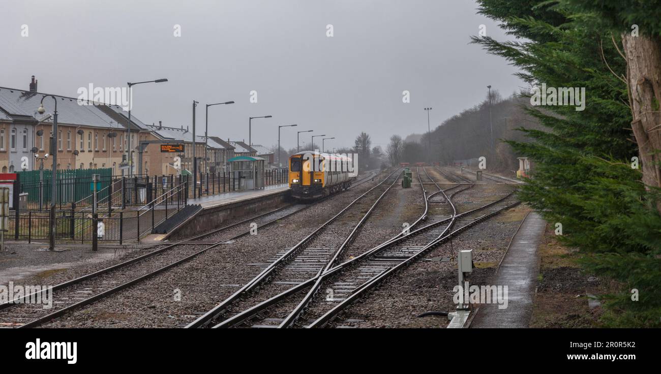 Transport For Wales class 150 sprinter train 150227 arriving at ...