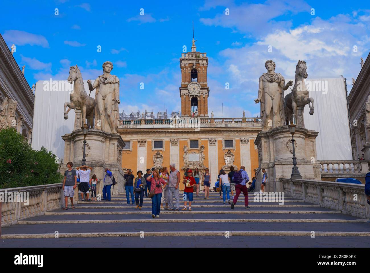 Capitoline hill, Cordonata stair, Campidoglio square, Piazza del ...