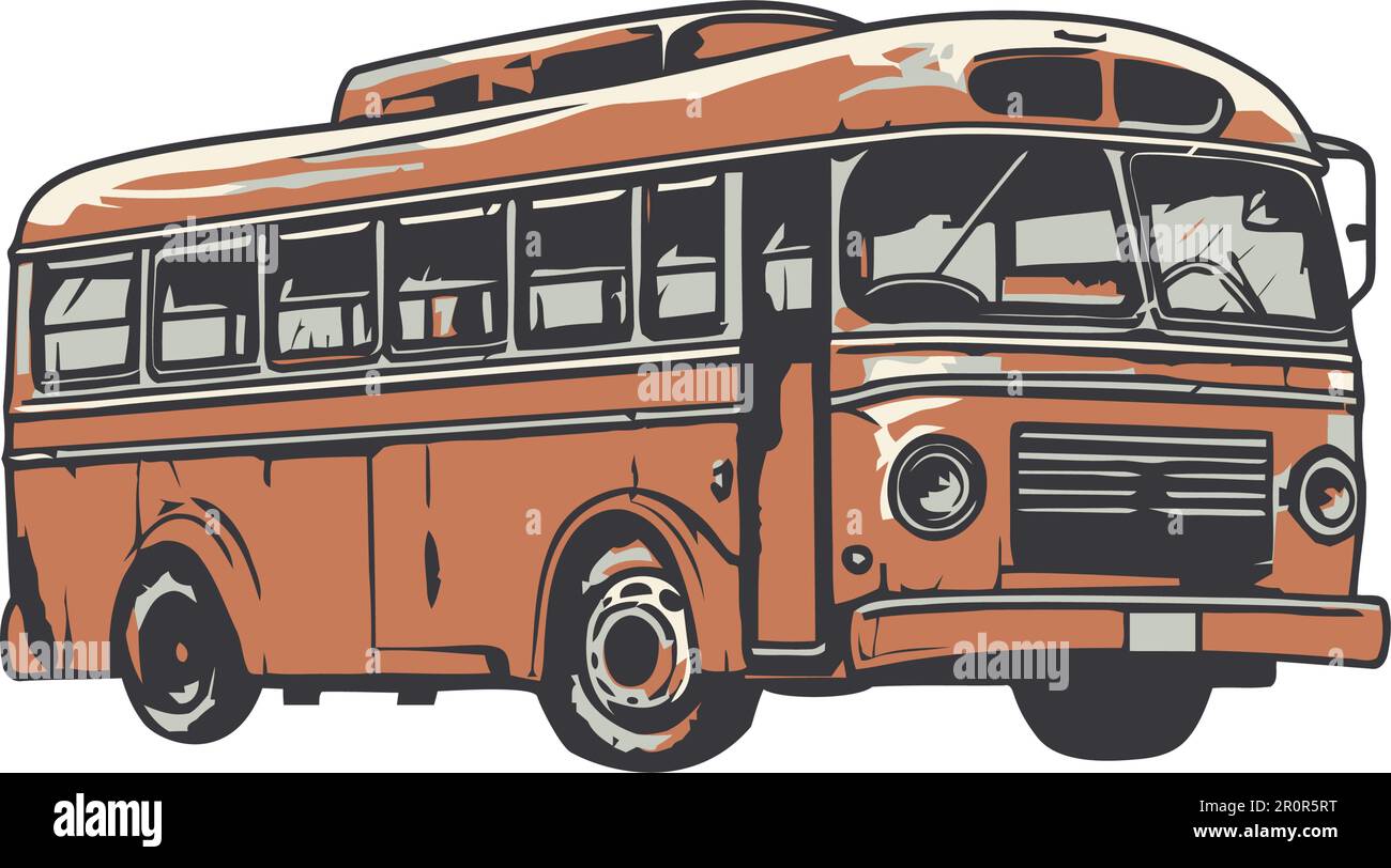 bus symbolizes adventure journey Stock Vector Image & Art - Alamy