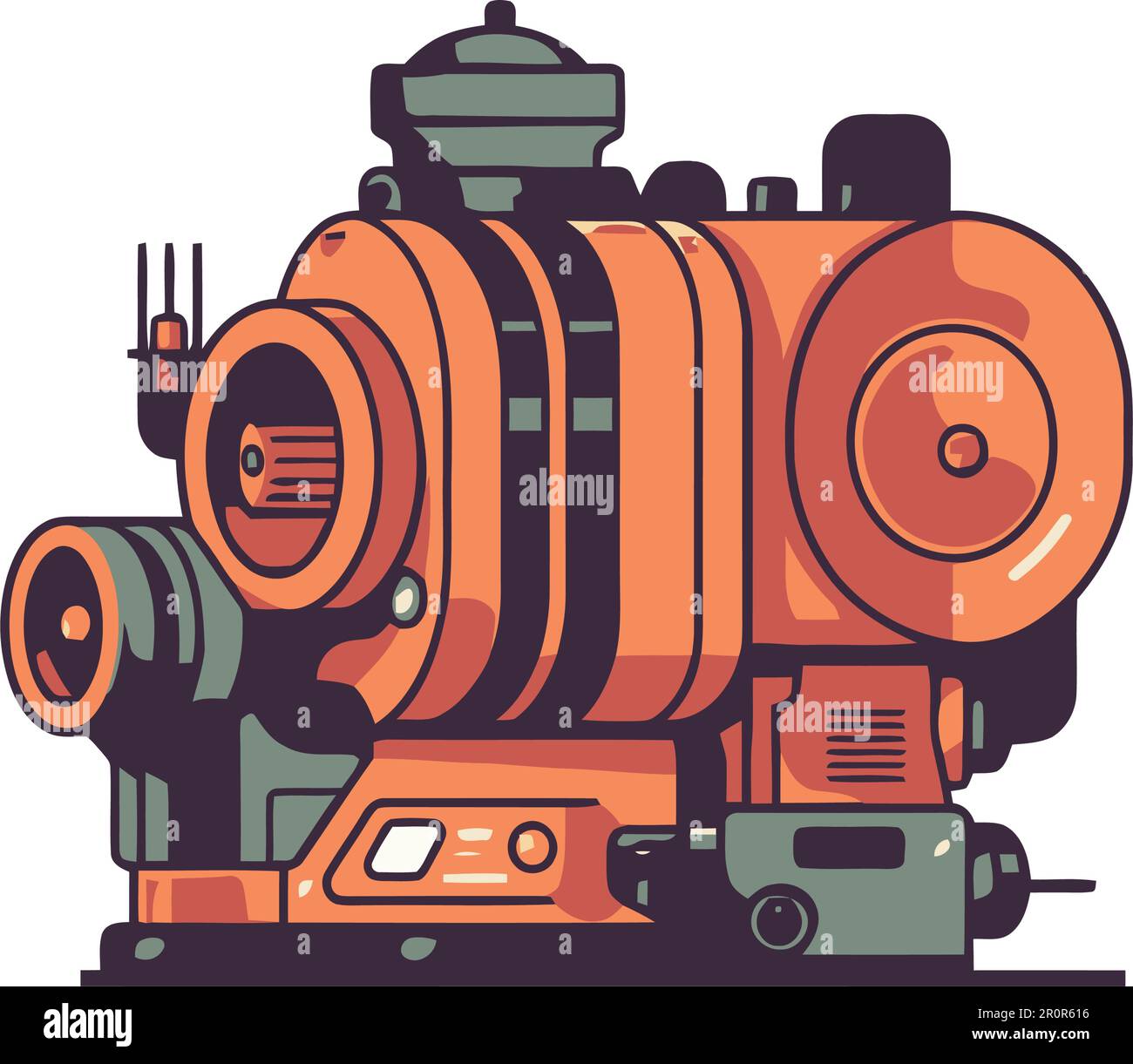 machinery working in steel factory Stock Vector Image & Art - Alamy