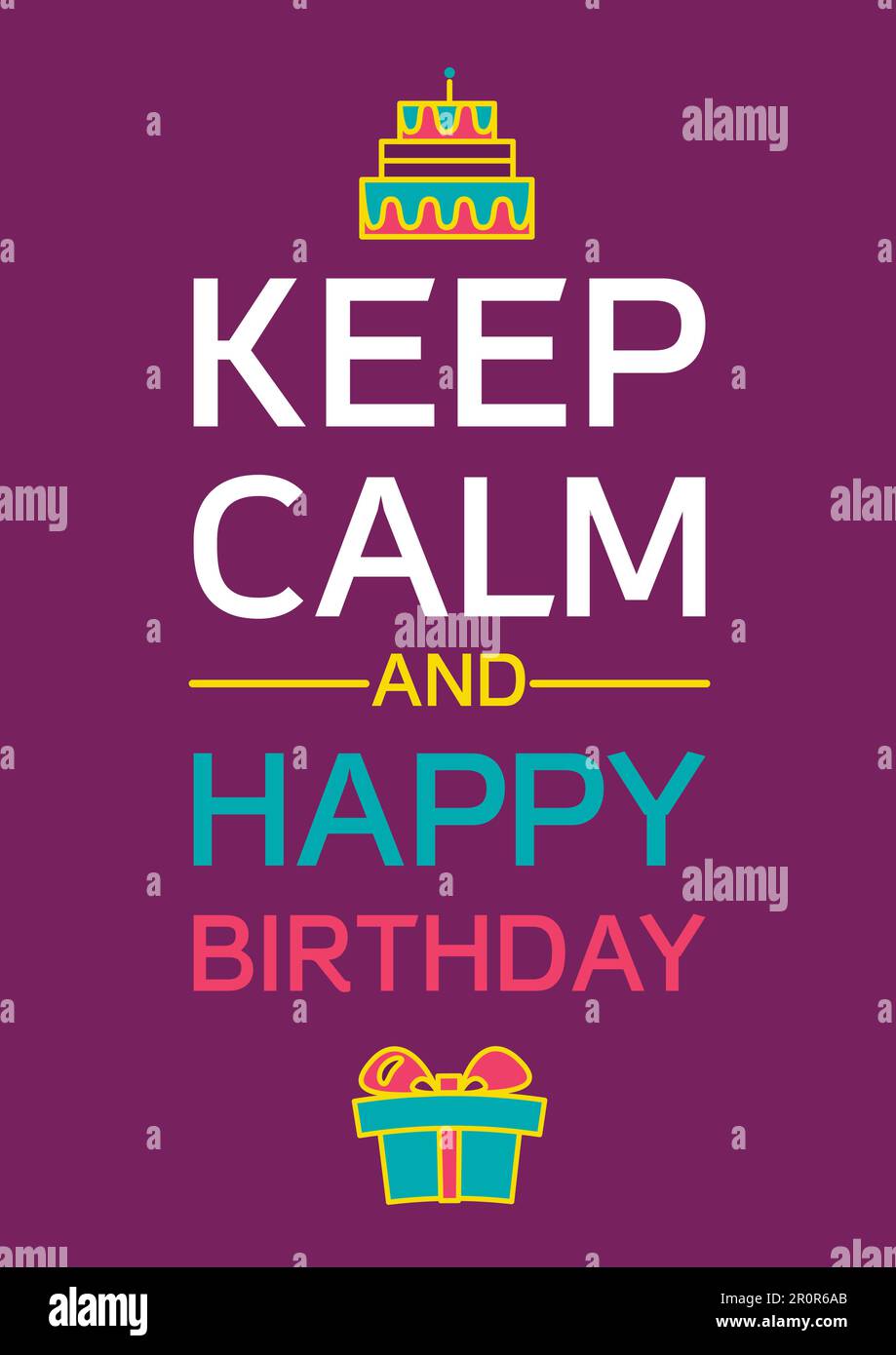 Keep Calm Posters Birthday
