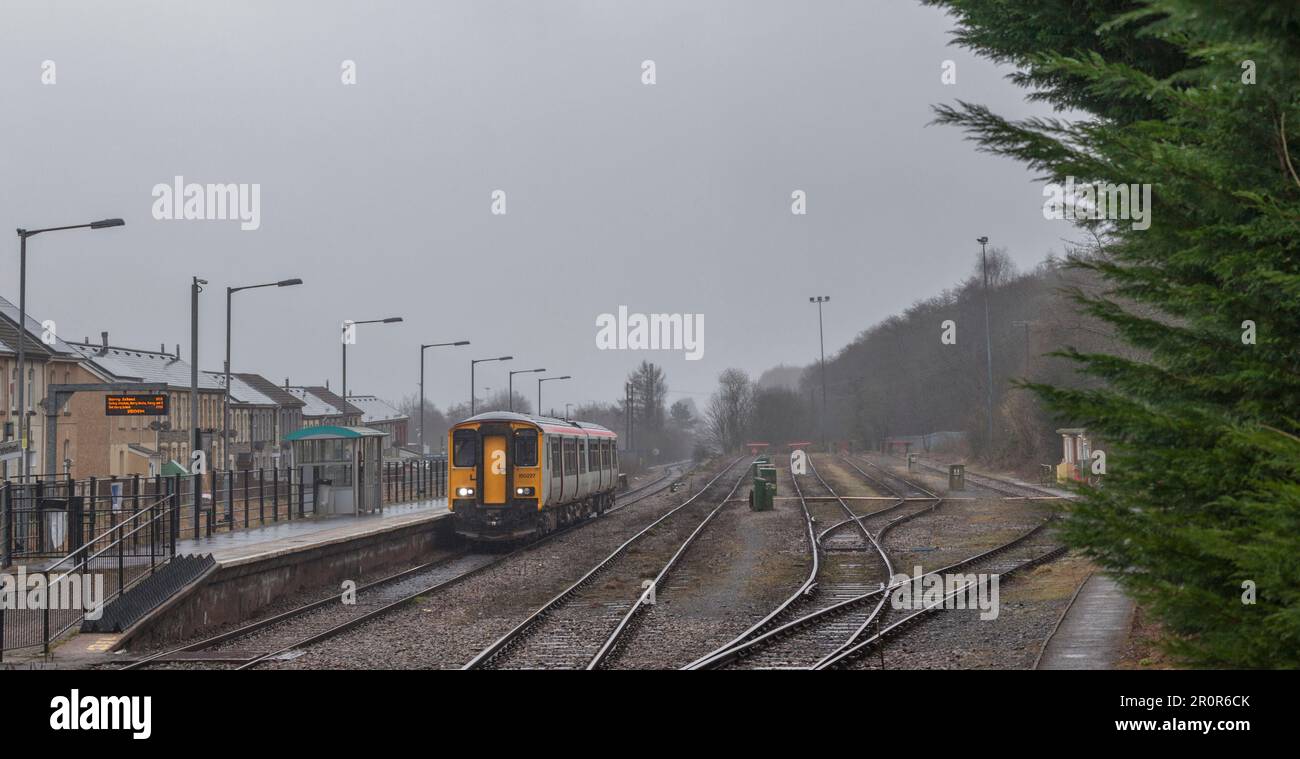 Transport For Wales class 150 sprinter train 150227 arriving at ...