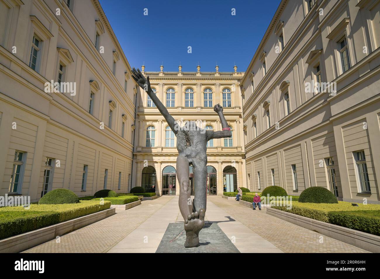 Sculpture by Wolfgang Mattheuer: Jahrhundertschritt, Museum Baberini ...