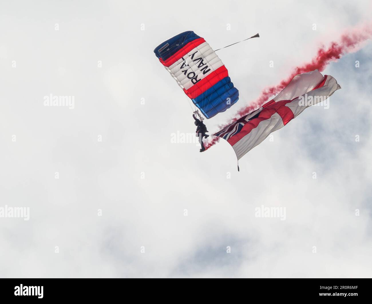 Royal Navy Parachute Team Stock Photo - Alamy