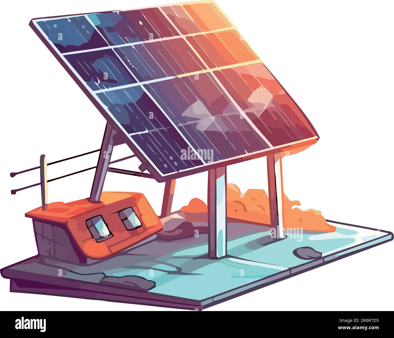 Solar panels generate electricity Stock Vector Image & Art - Alamy Solar panels generate electricity Stock Vector Image & Art - Alamy
