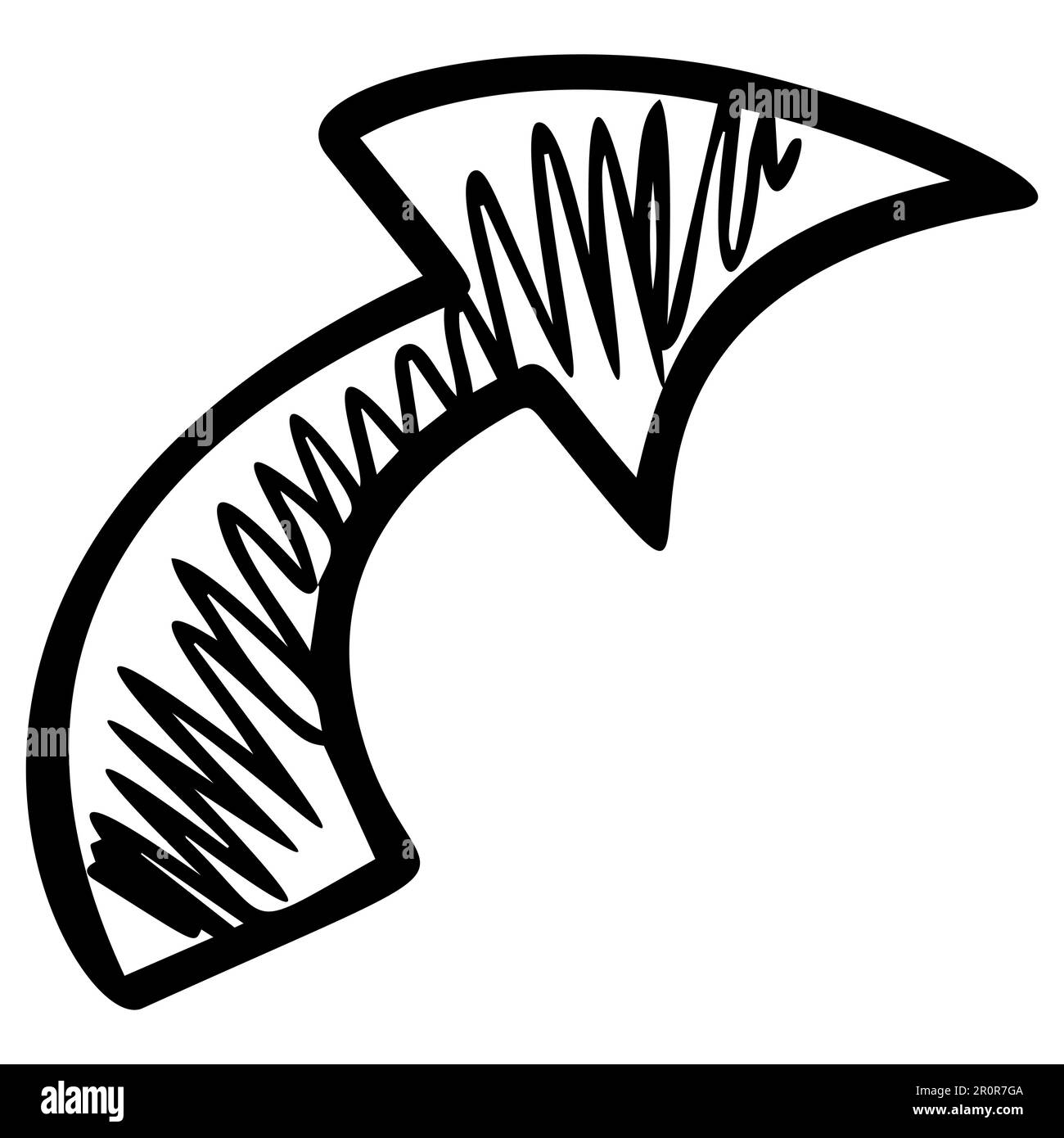 Spiral Arrow Clipart