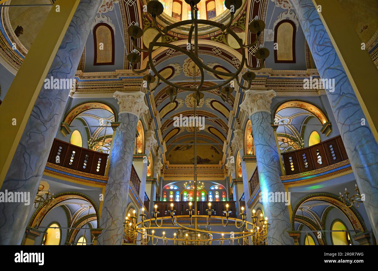 Located on Turkey's Cunda Island, Taksiyarhis Church is a place visited ...