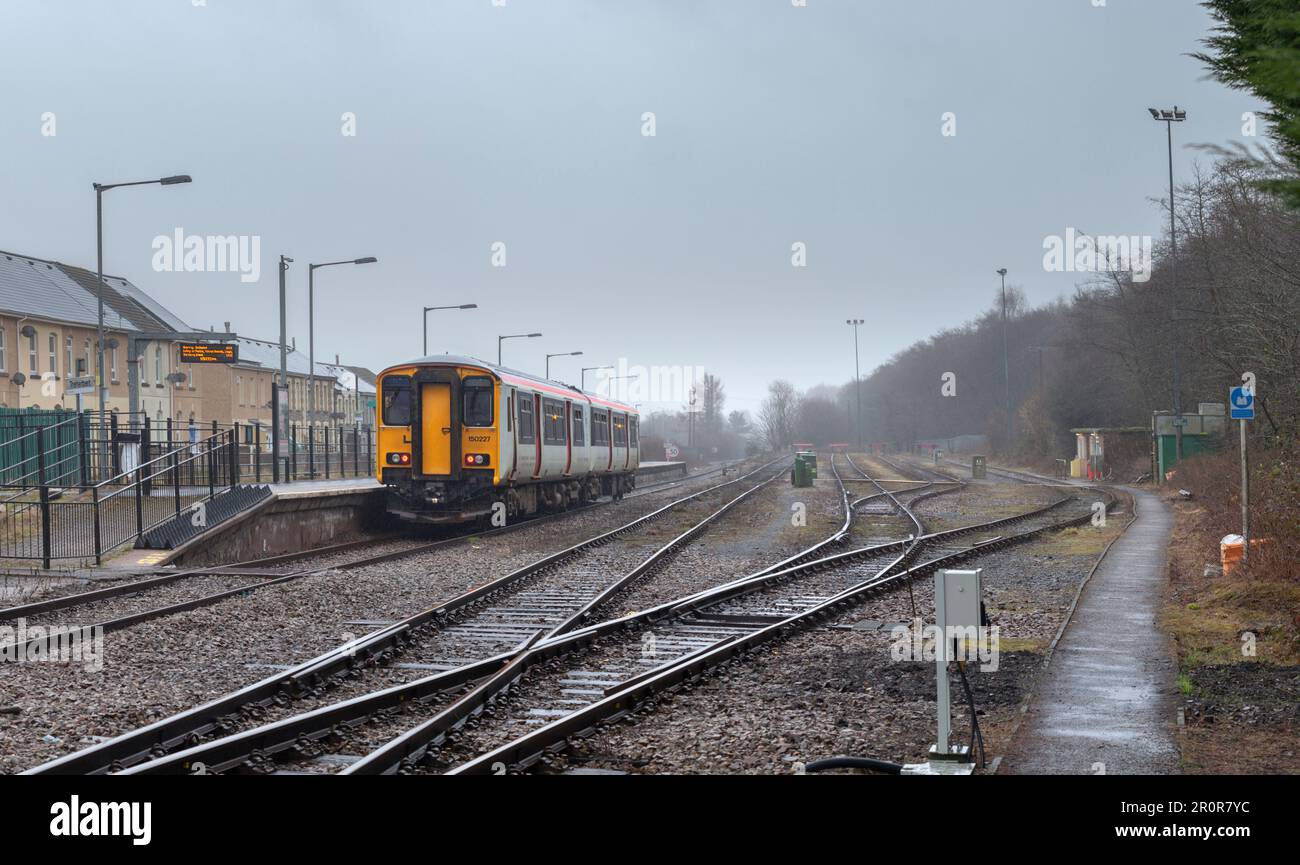 Transport For Wales class 150 sprinter train 150227 waiting to depart ...