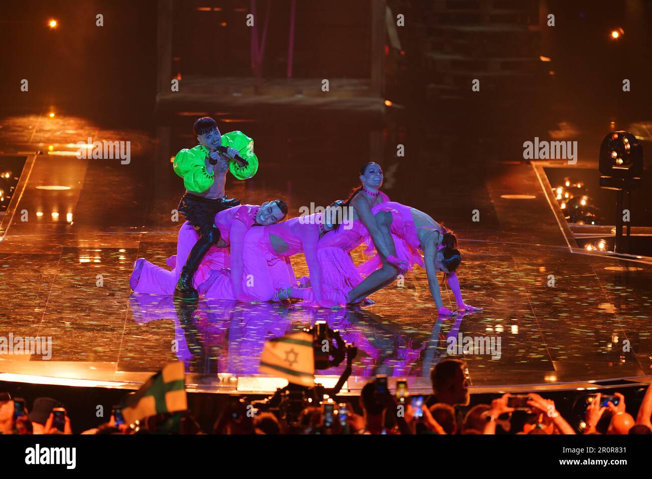Kaarija, the entrant from Finland performing at the Eurovision semi ...