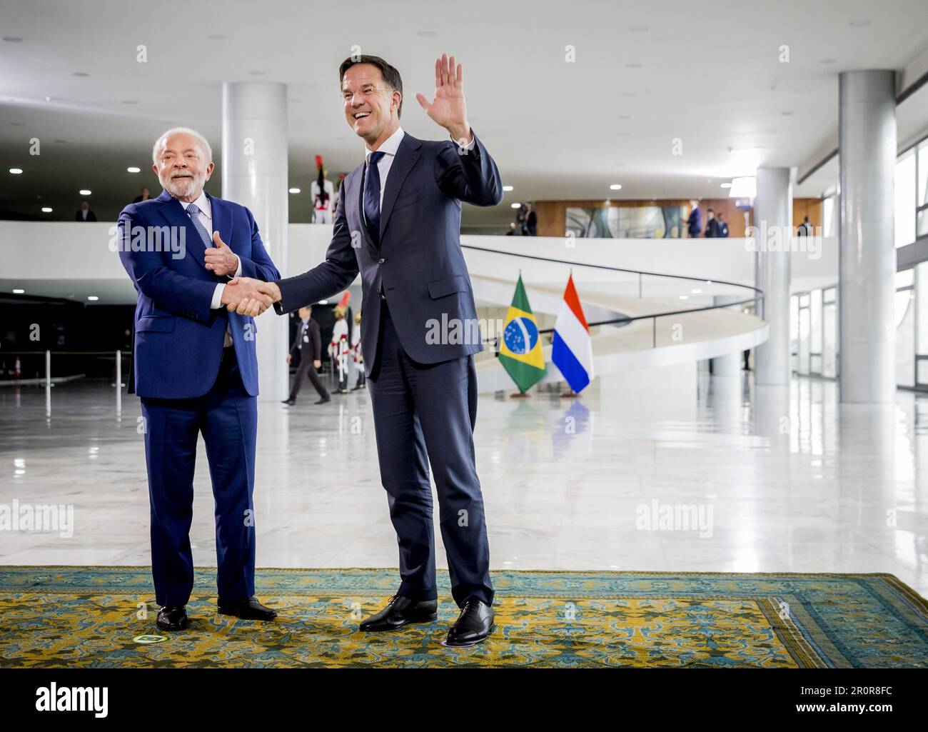 Brasilia, Brazil. 9th May, 2023. BRASILIA - Prime Minister Mark Rutte ...