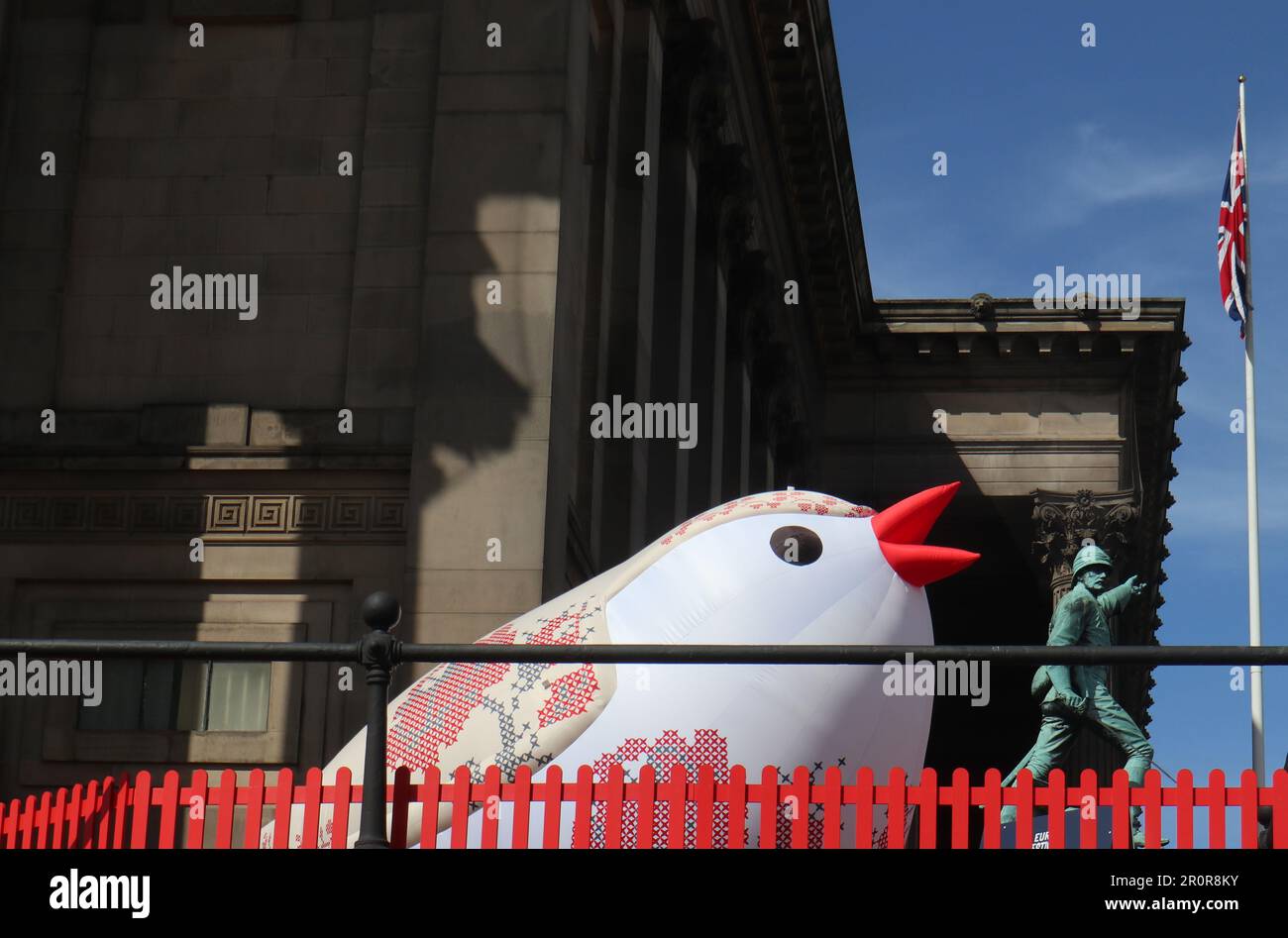 Liverpool, England 9th May April 2023 A Soloveiko aka songbird or ...