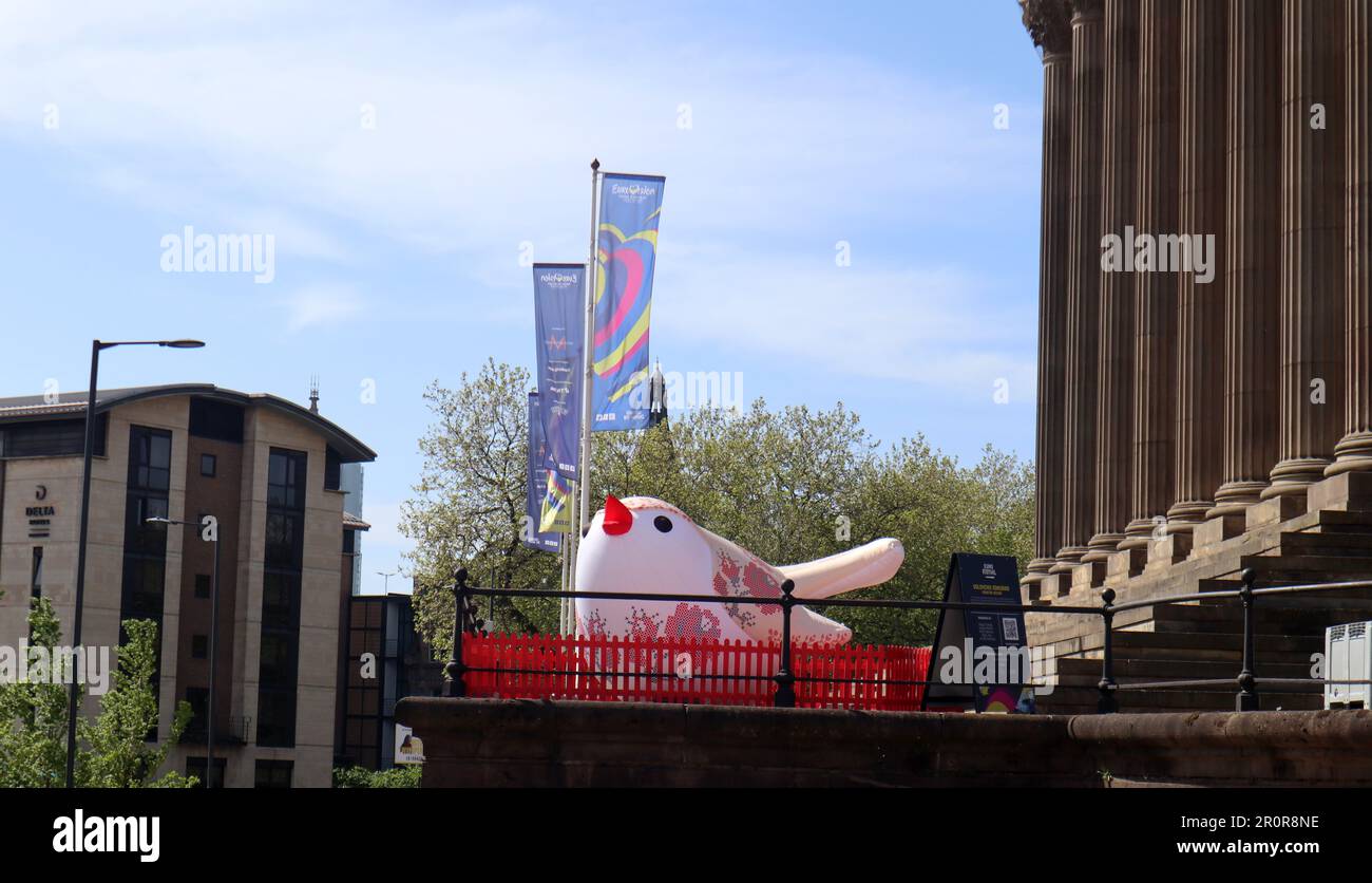 Liverpool, England 9th May April 2023 A Soloveiko aka songbird or ...