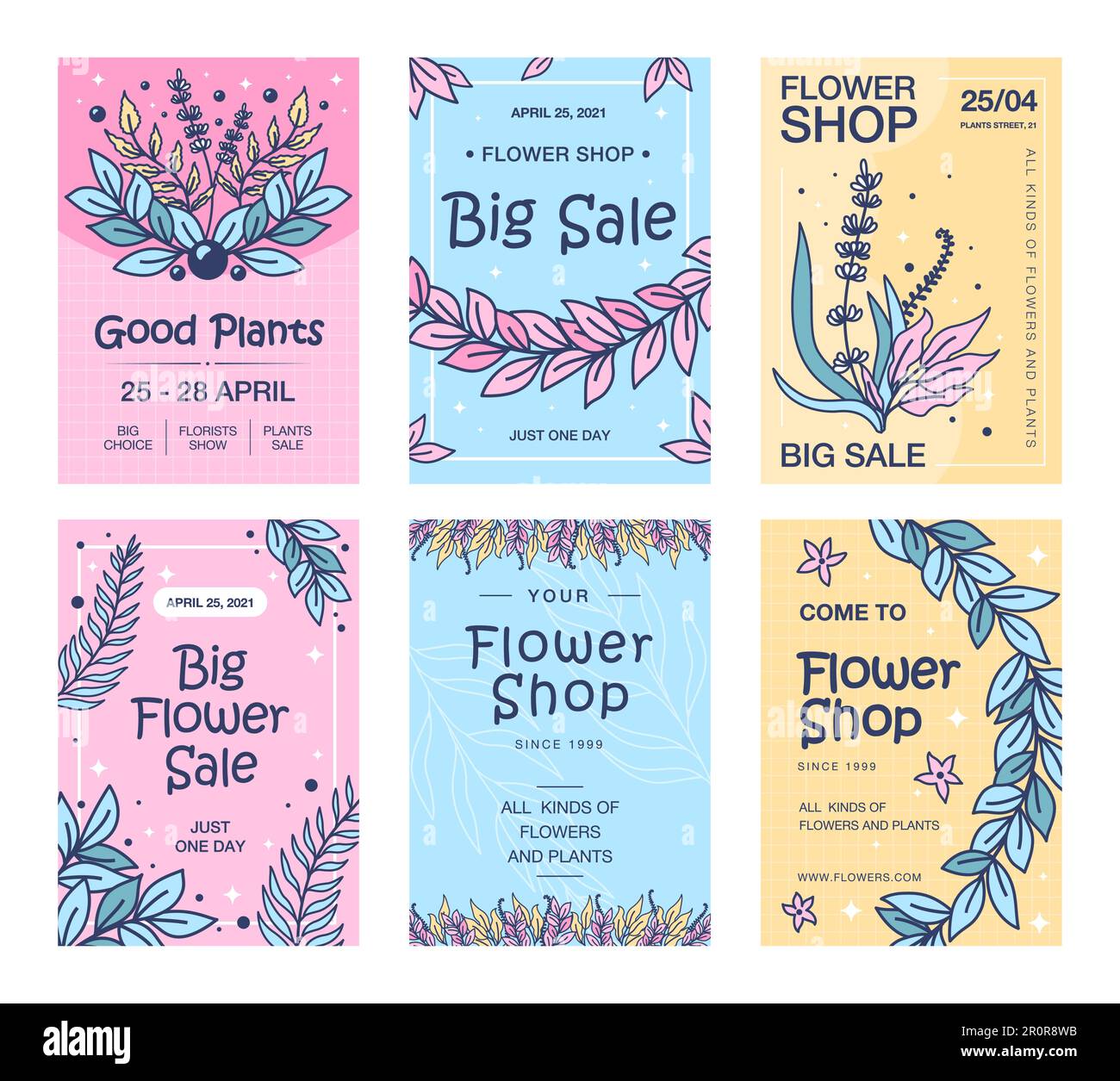 Spring event flyers Stock Vector Images - Alamy