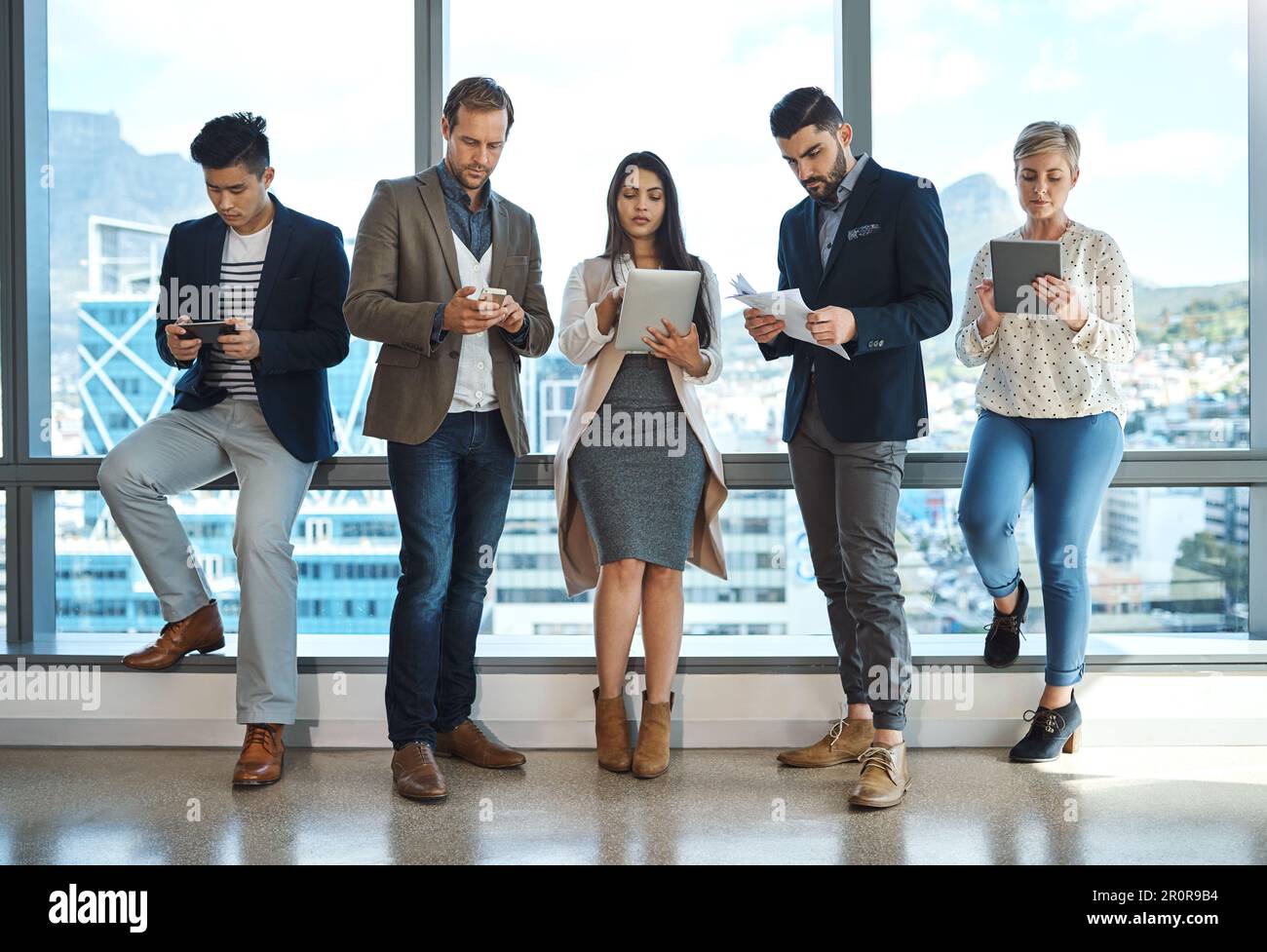 Handling business the best way we know how. Full length shot of a ...