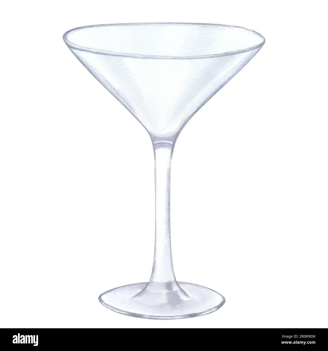 Empty transparent glass tumbler for martini, alcoholic drinks, cocktail ...