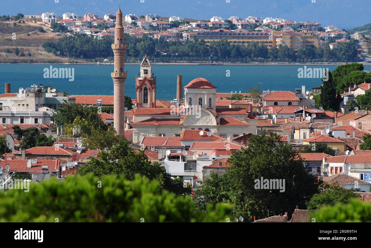 Located in Ayvalik, Turkey, Saatli Mosque was built as a church in the ...