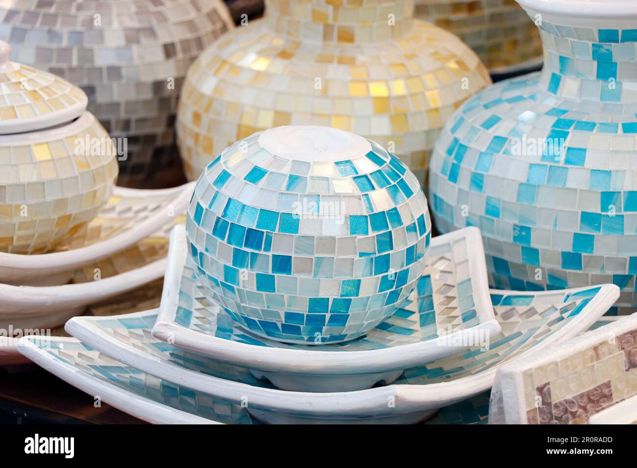 modern designed arabic middle eastern colorful clay pottery displays in ...