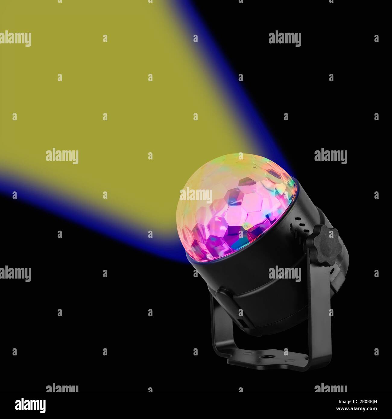 electric lantern, spotlight on black background Stock Photo - Alamy