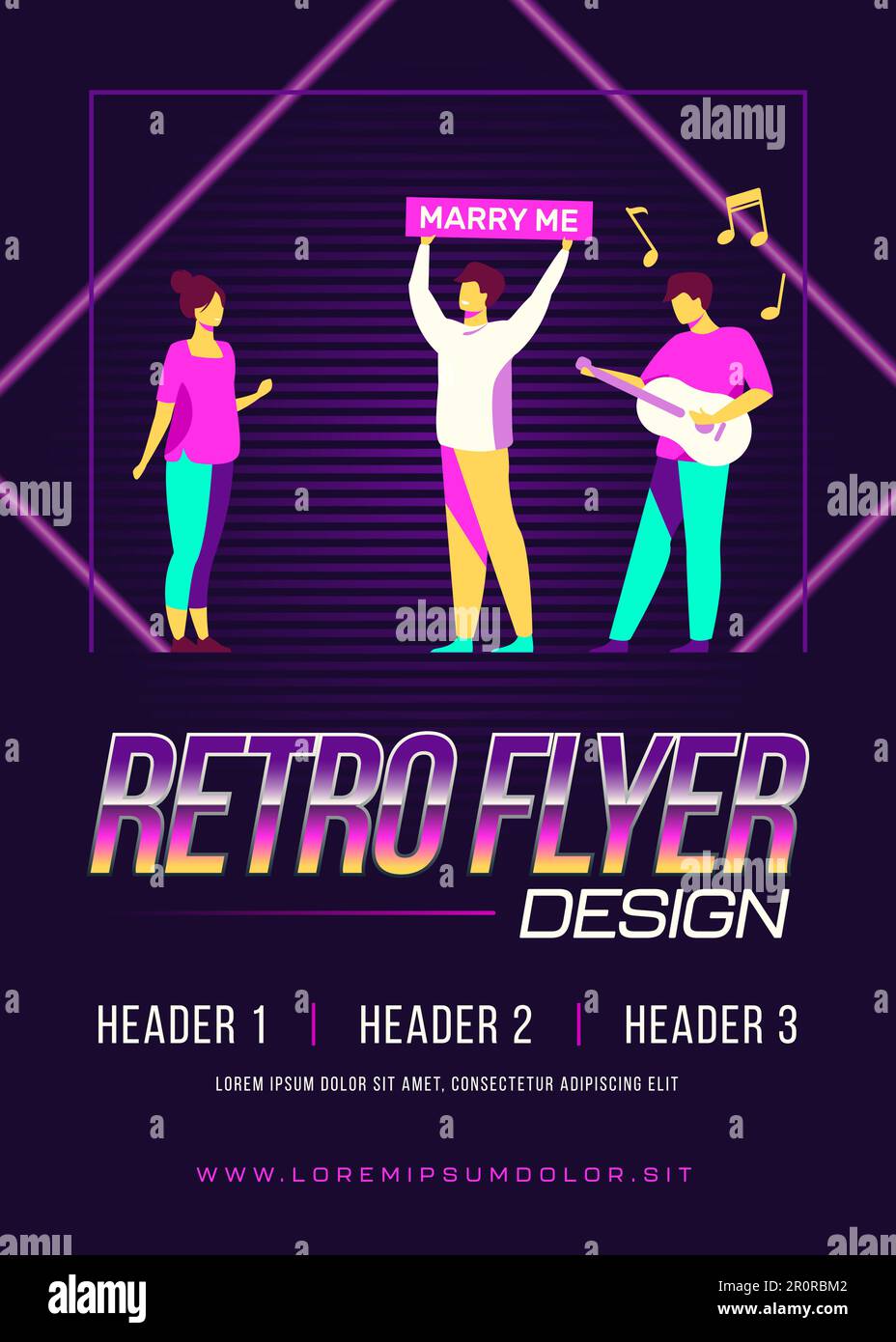 Vector illustration man proposing lover Stock Vector Images - Alamy