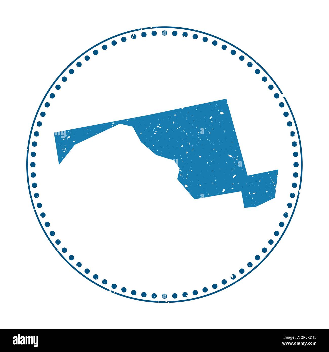 Maryland sticker. Travel rubber stamp with map of US state, vector ...