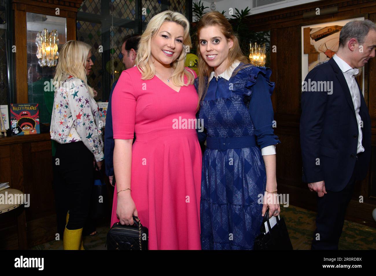 EDITORIAL USE ONLY Natalie Rushdie (left) and Princess Beatrice attend ...