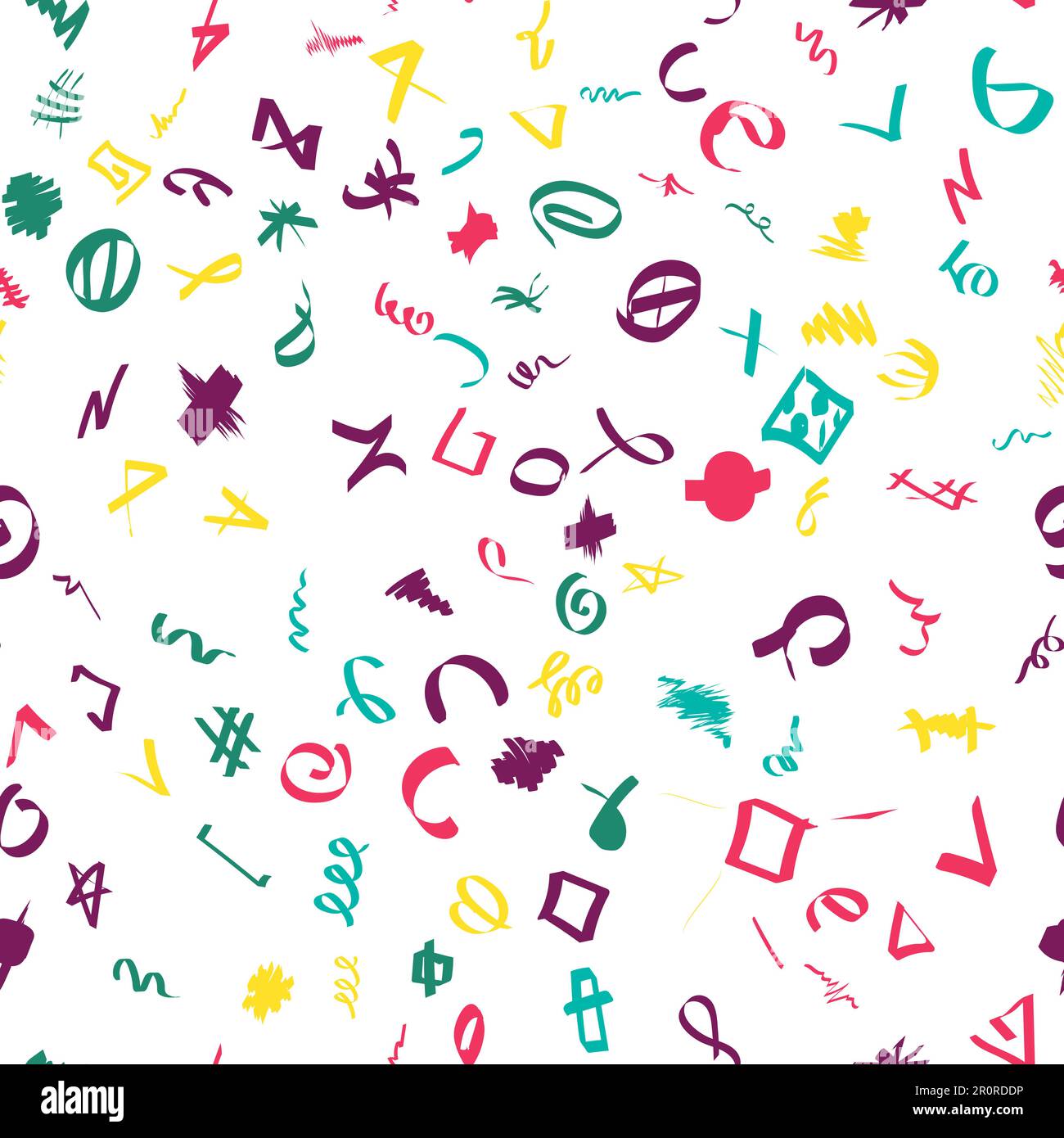 Color smears hand drawn set. Colorific signs collection. Abstract ...