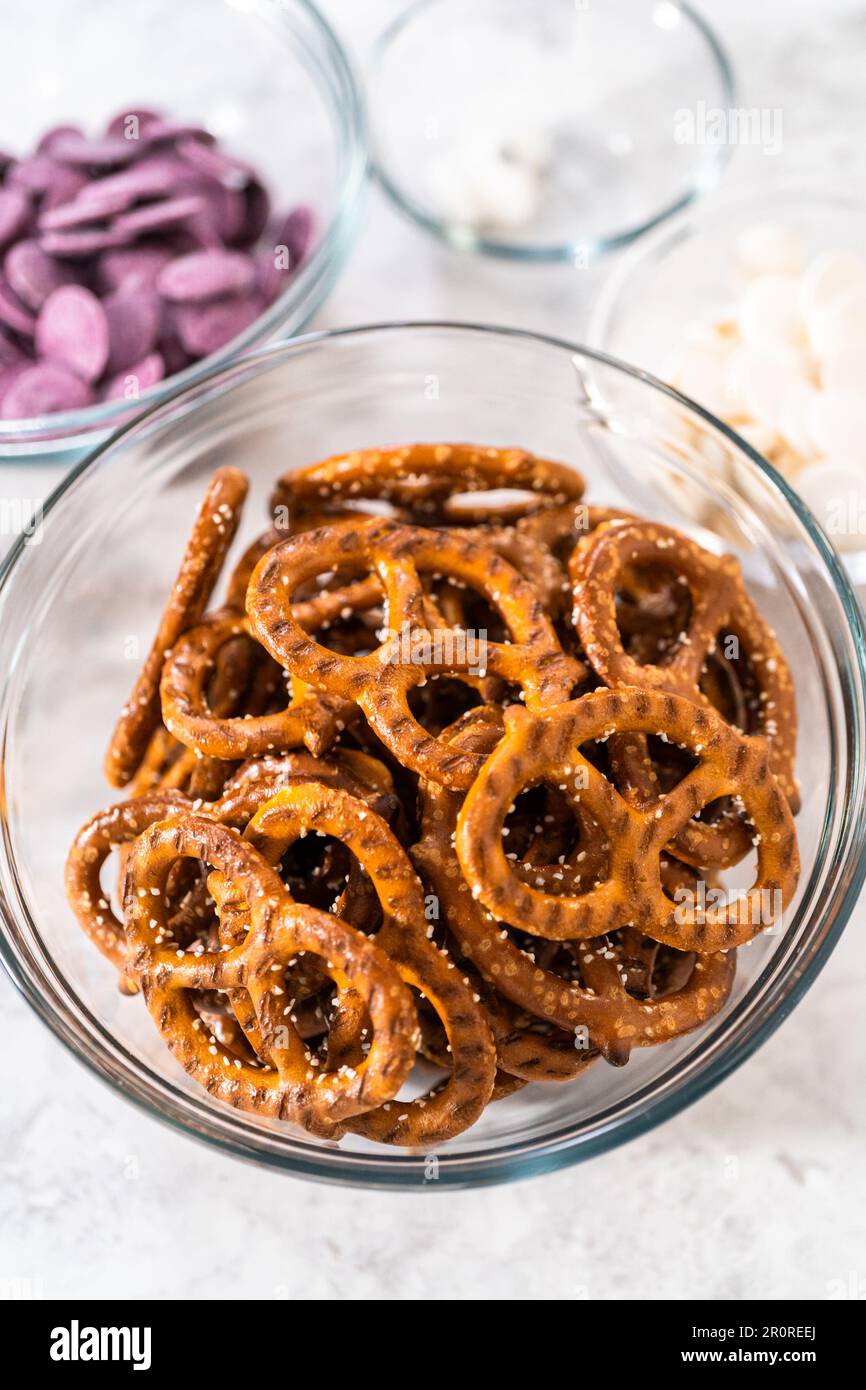 Mermaid pretzel twists Stock Photo - Alamy
