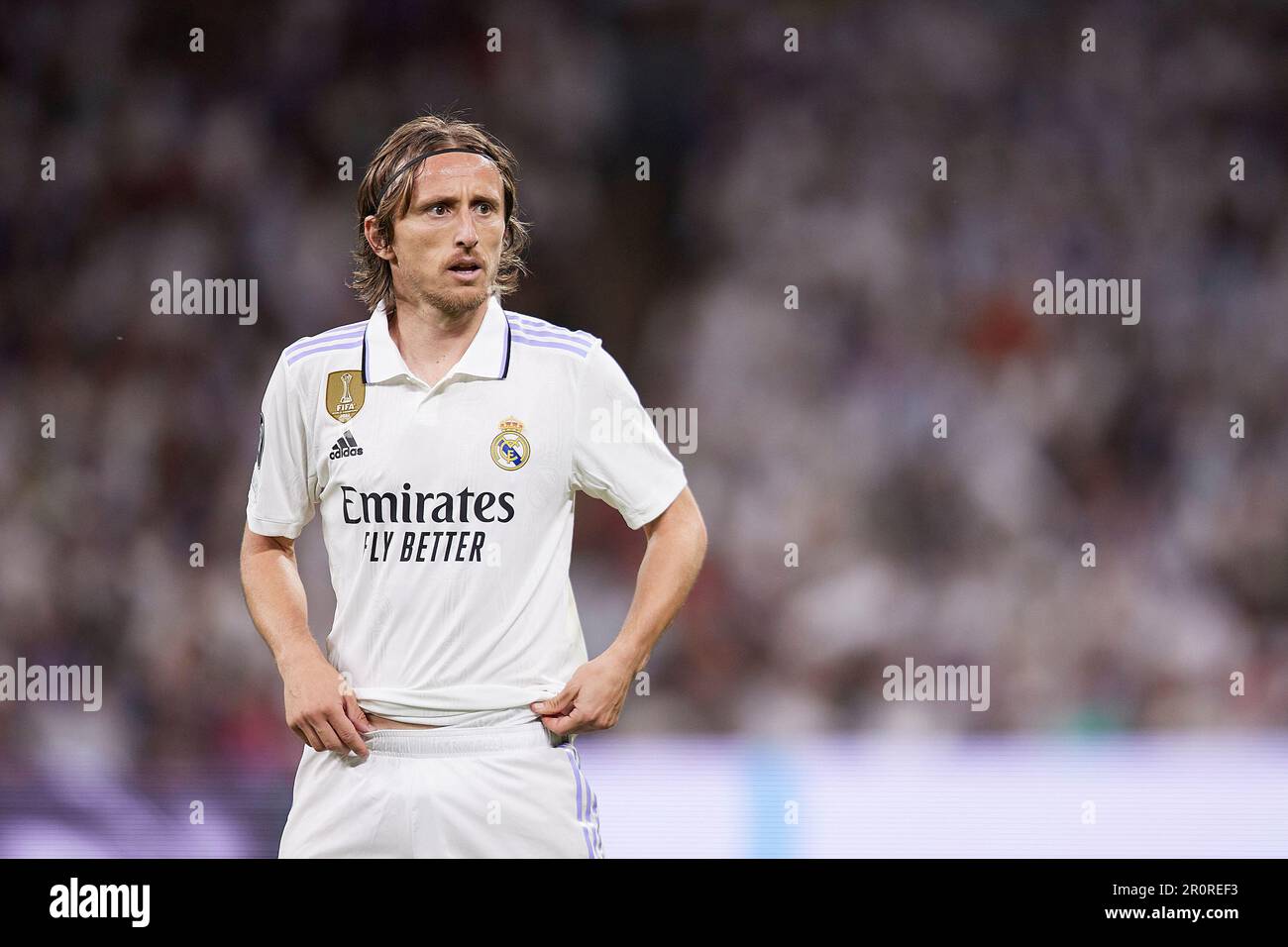Madrid, Madrid, Spain. 9th May, 2023. Luka Modric of Real Madrid during ...