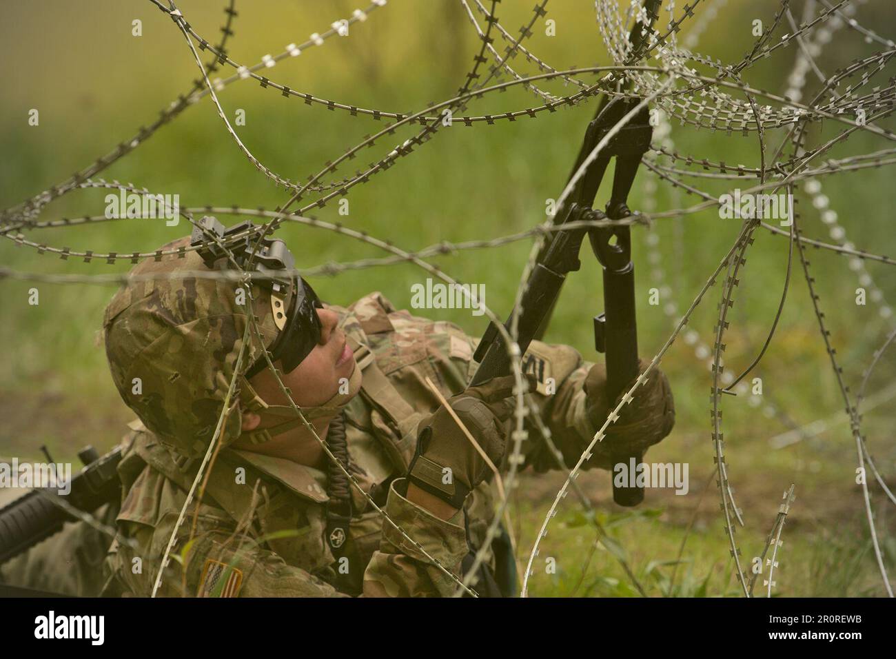 Washington, USA. 6th May, 2023. Washington National Guard Soldiers with ...