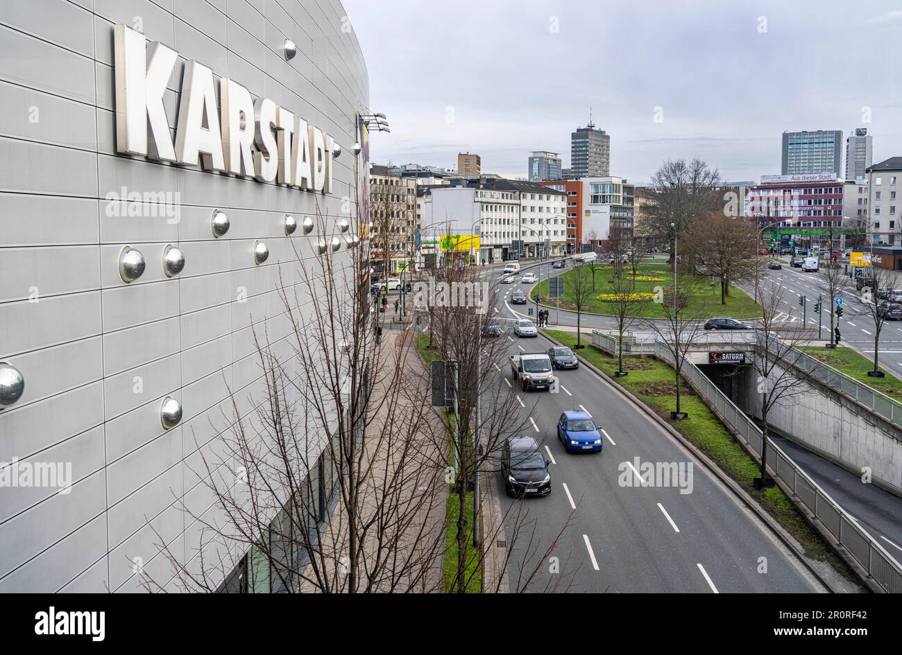 Galeria Kaufhof department stores' in Essen city centre, in the ...