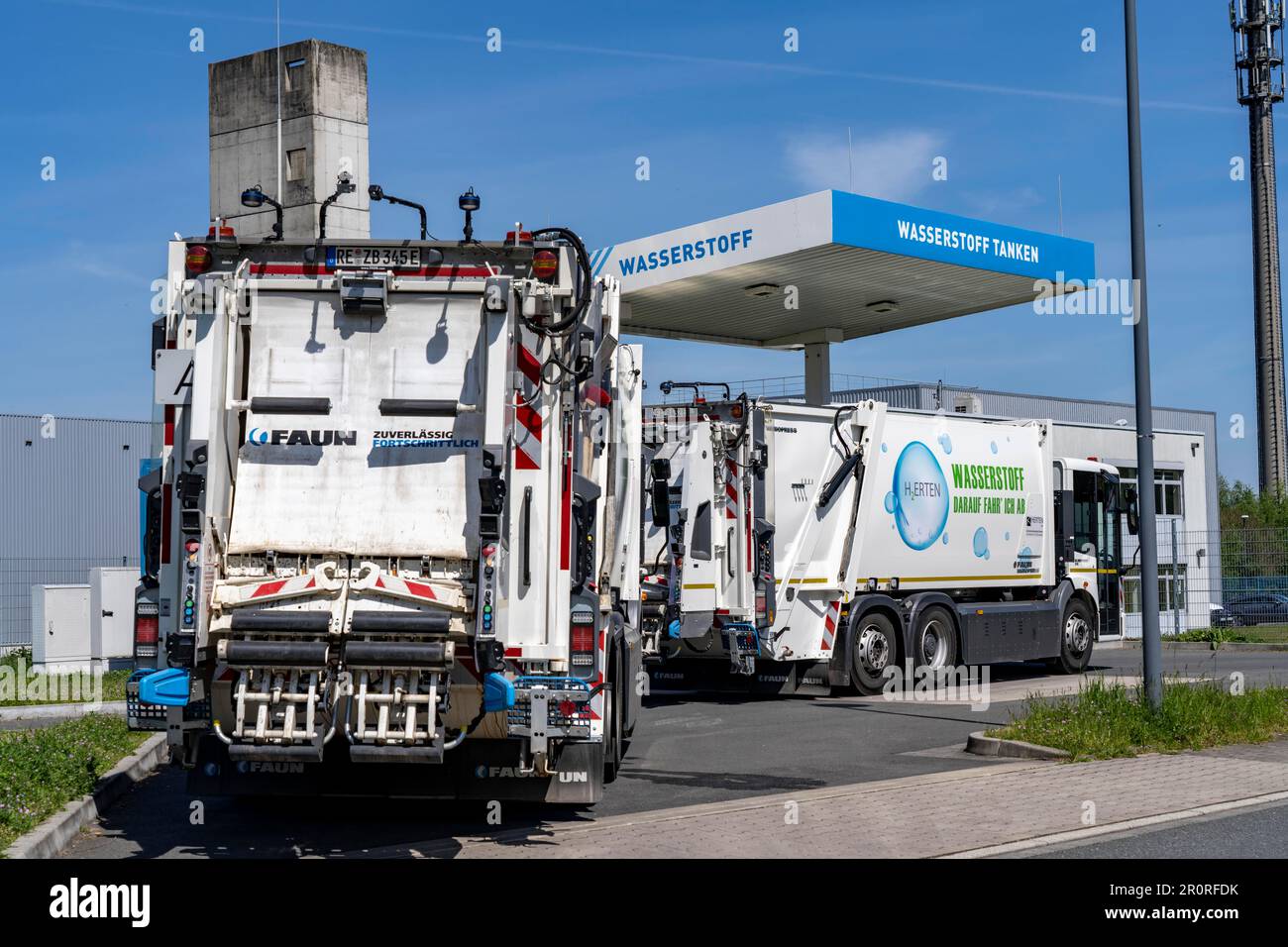 Hydrogen filling station, waste disposal vehicles, refuse collection ...