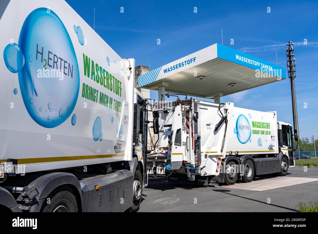 Hydrogen filling station, waste disposal vehicles, refuse collection ...