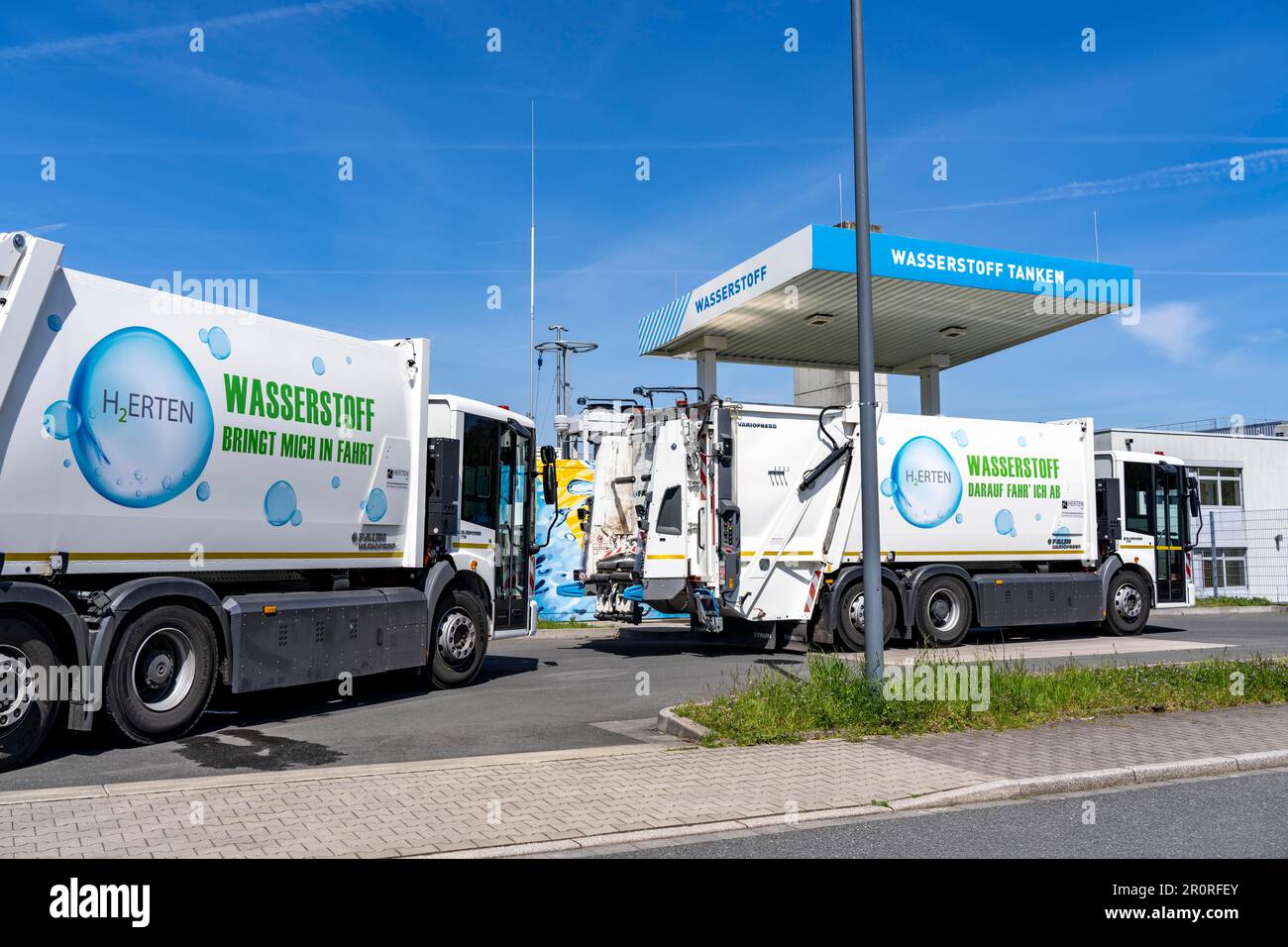 Hydrogen filling station, waste disposal vehicles, refuse collection ...