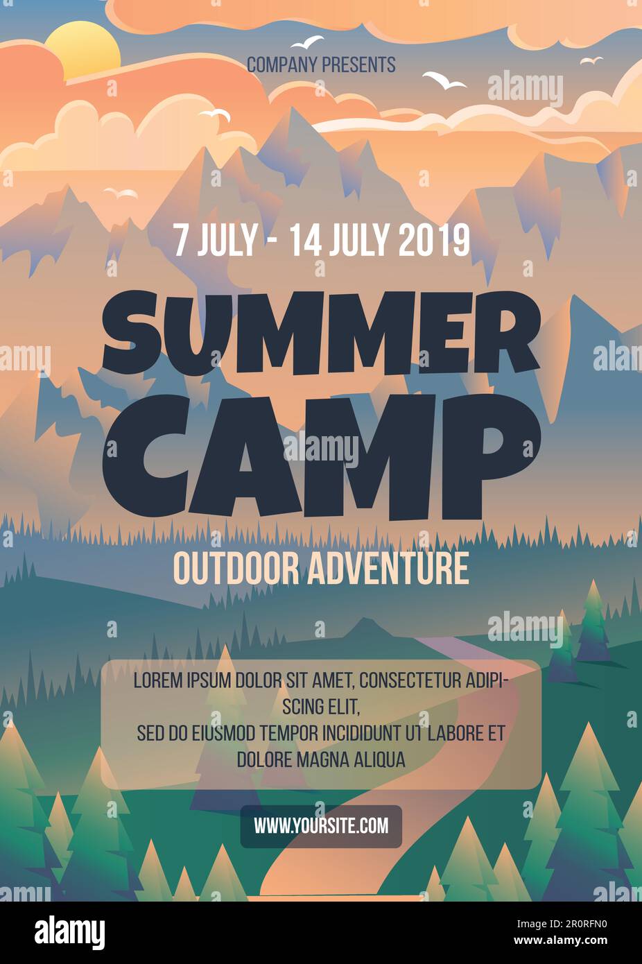 Summer Camp Poster Template