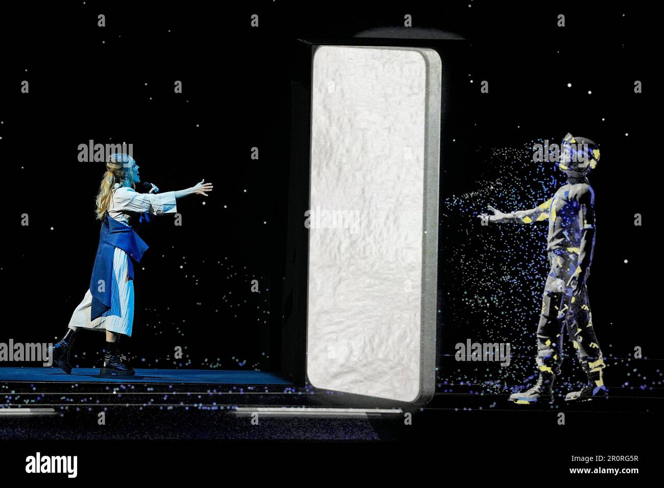 Ukrainian singer Alyosha gets digital to a beloved soldier through a ...