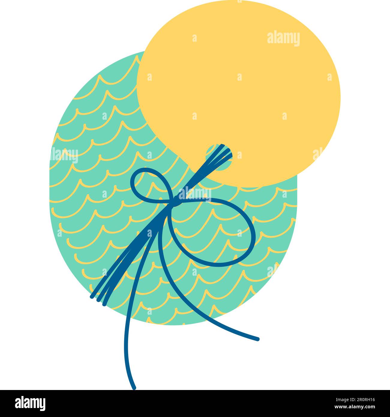 New year present box flat vector illustration. Christmas gift with ...