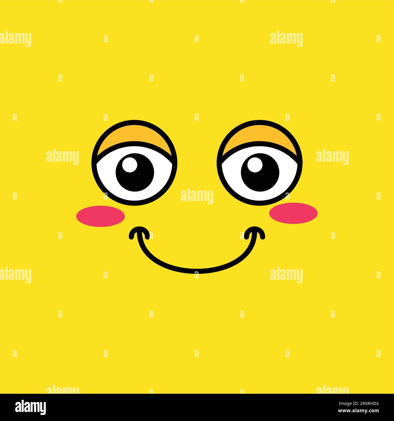 Flushed Emoticon Face Vector Vector Art At Vecteezy The Best Porn Website