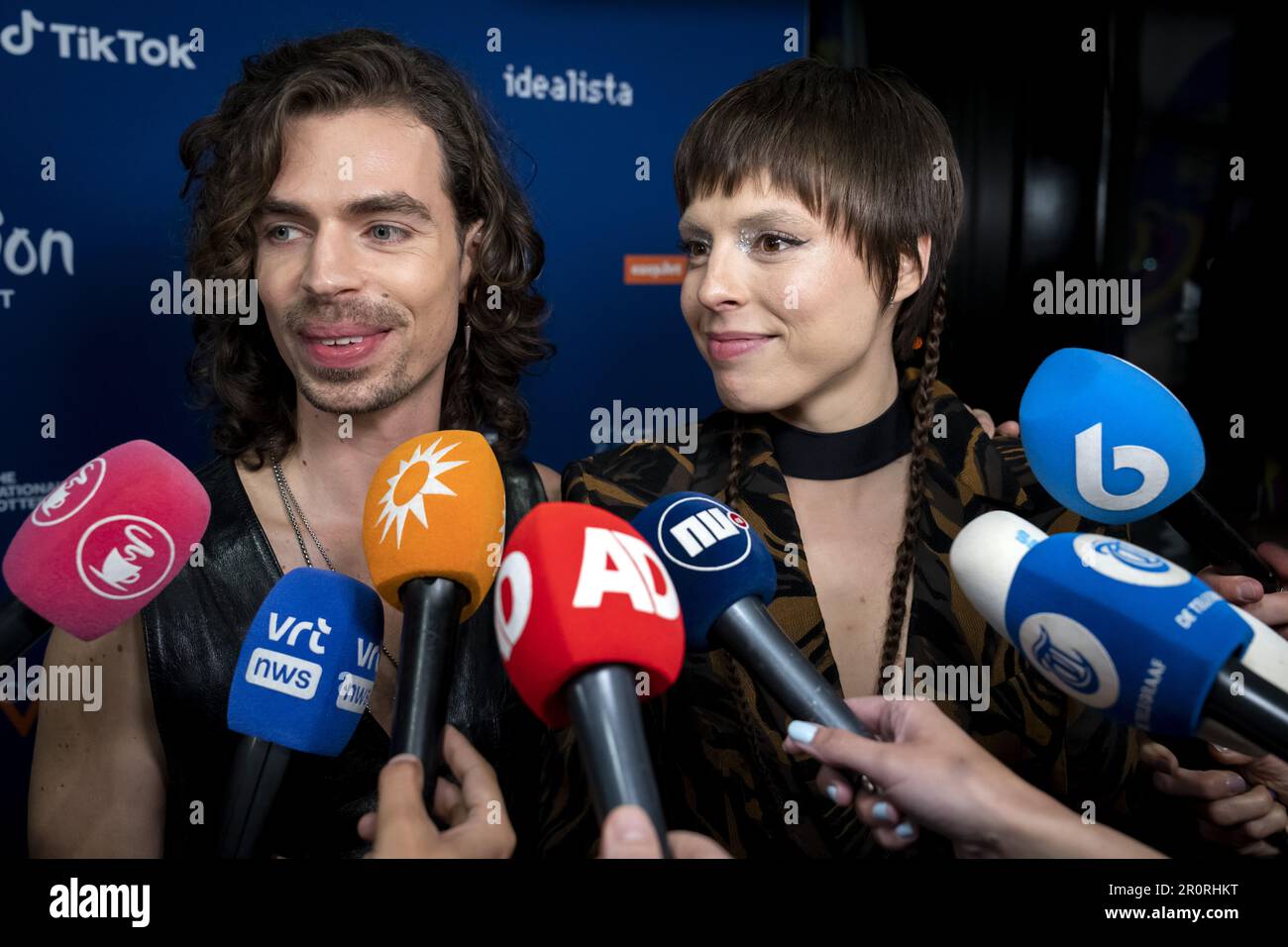 Liverpool, UK. 10th May, 2023. LIVERPOOL - Mia Nicolai and Dion Cooper ...