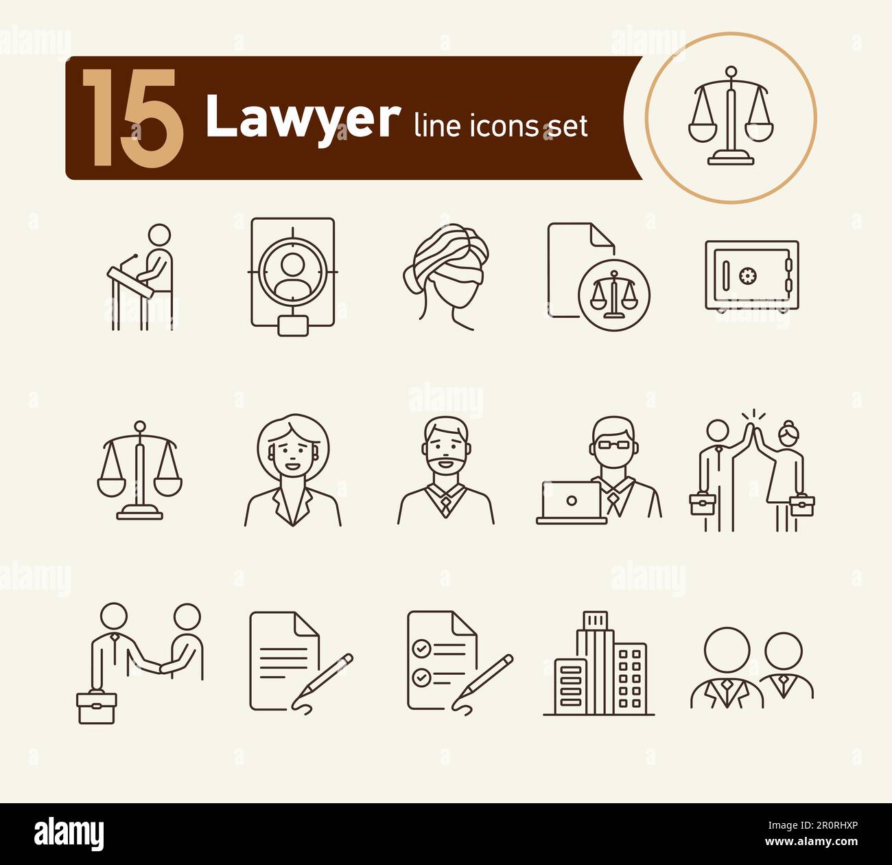 Court building hi Stock Vector Images - Alamy