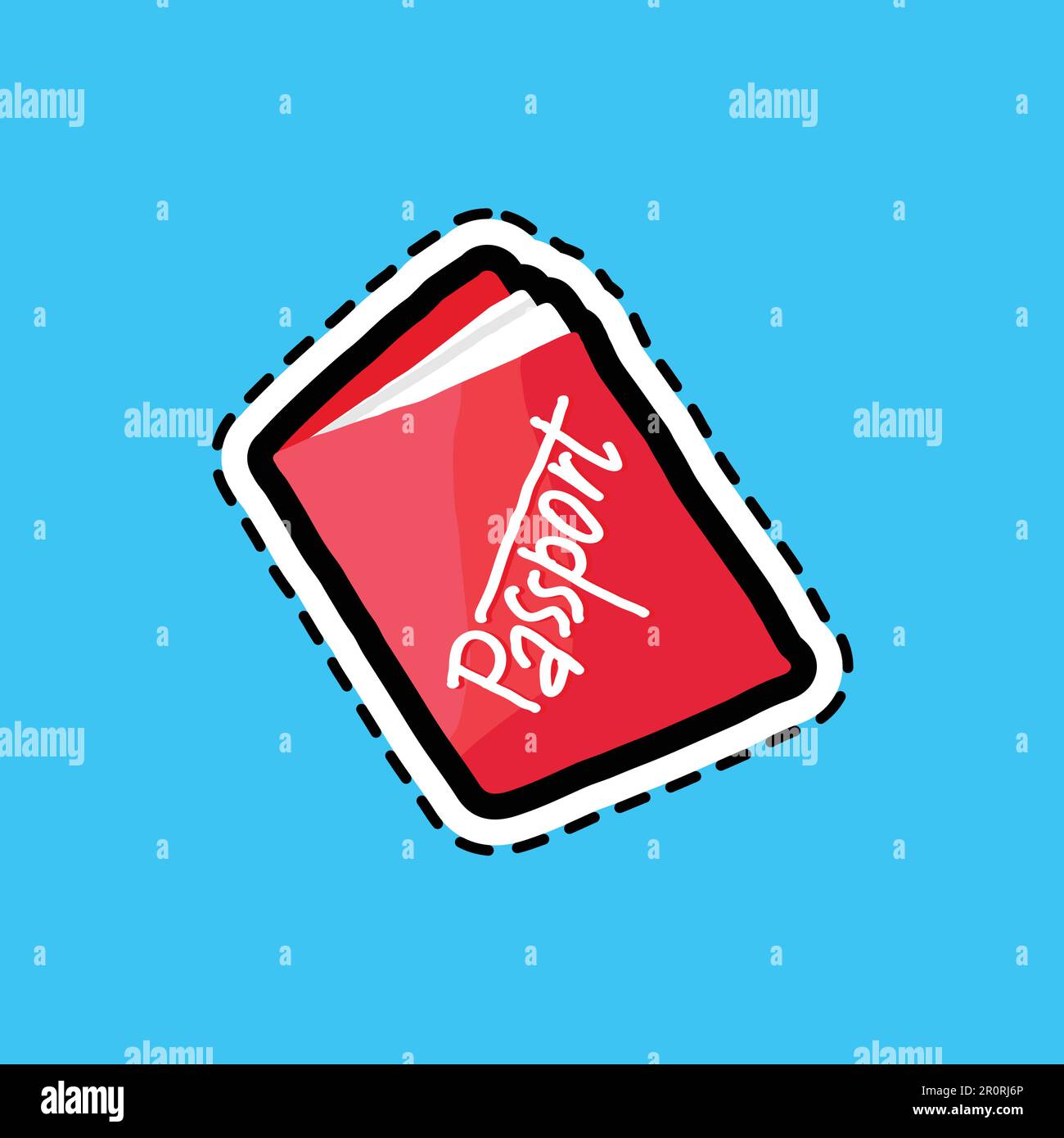 Blue passport clipart hi-res stock photography and images - Alamy