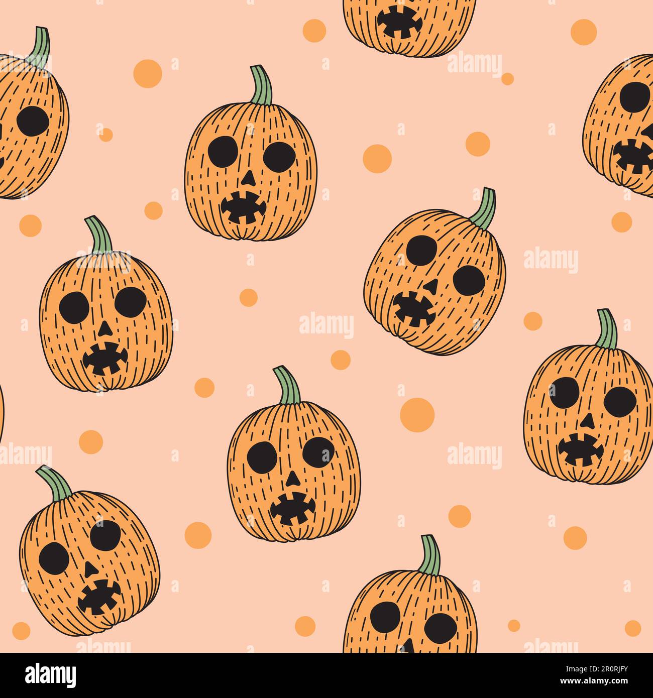 Pink background pumpkins Stock Vector Images - Alamy
