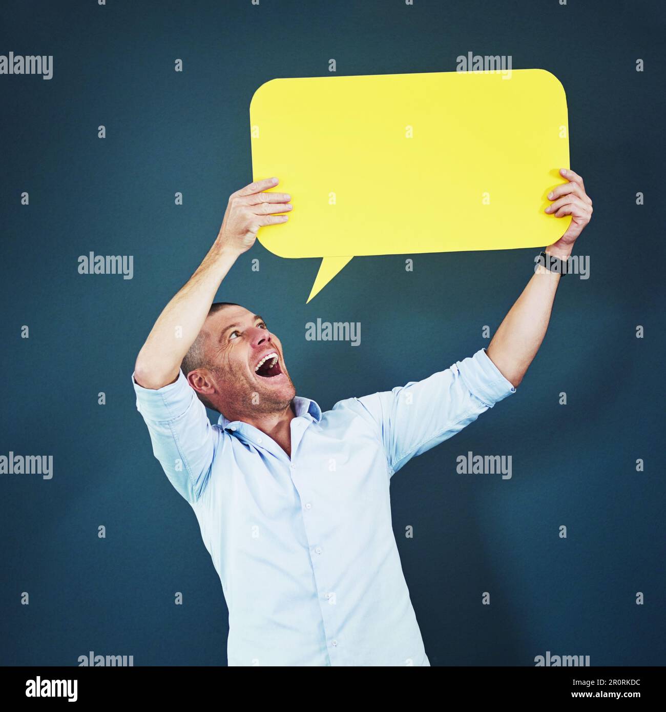 Shout it from the rooftops hi-res stock photography and images - Alamy