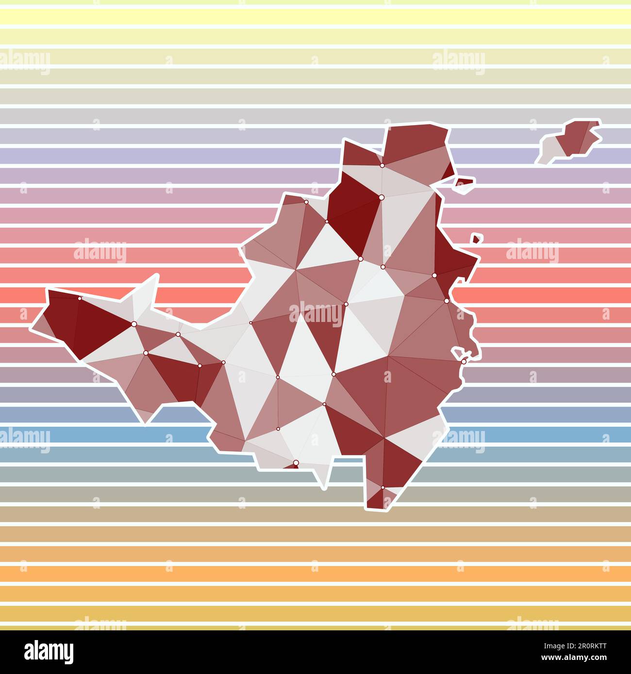 Saint Martin vector illustration. Saint Martin design on gradient ...