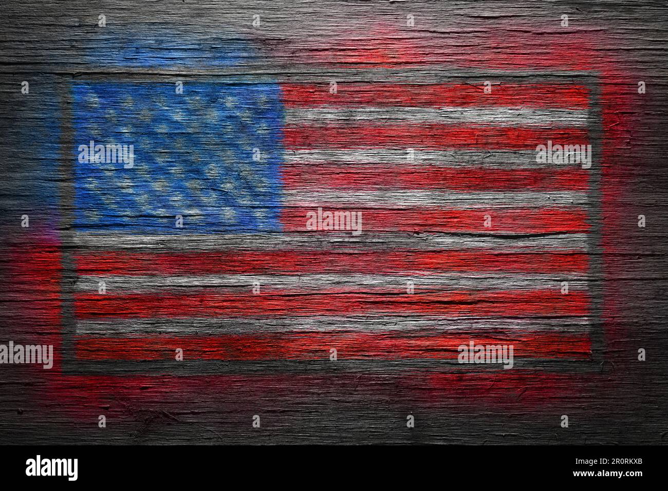 Distressed old american flag hi-res stock photography and images - Alamy